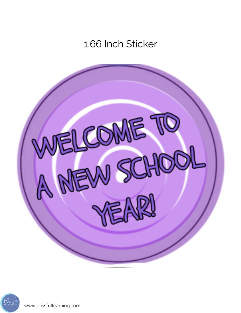 Back to School Stickers, Teacher Printable Stickers, Welcome to School ...