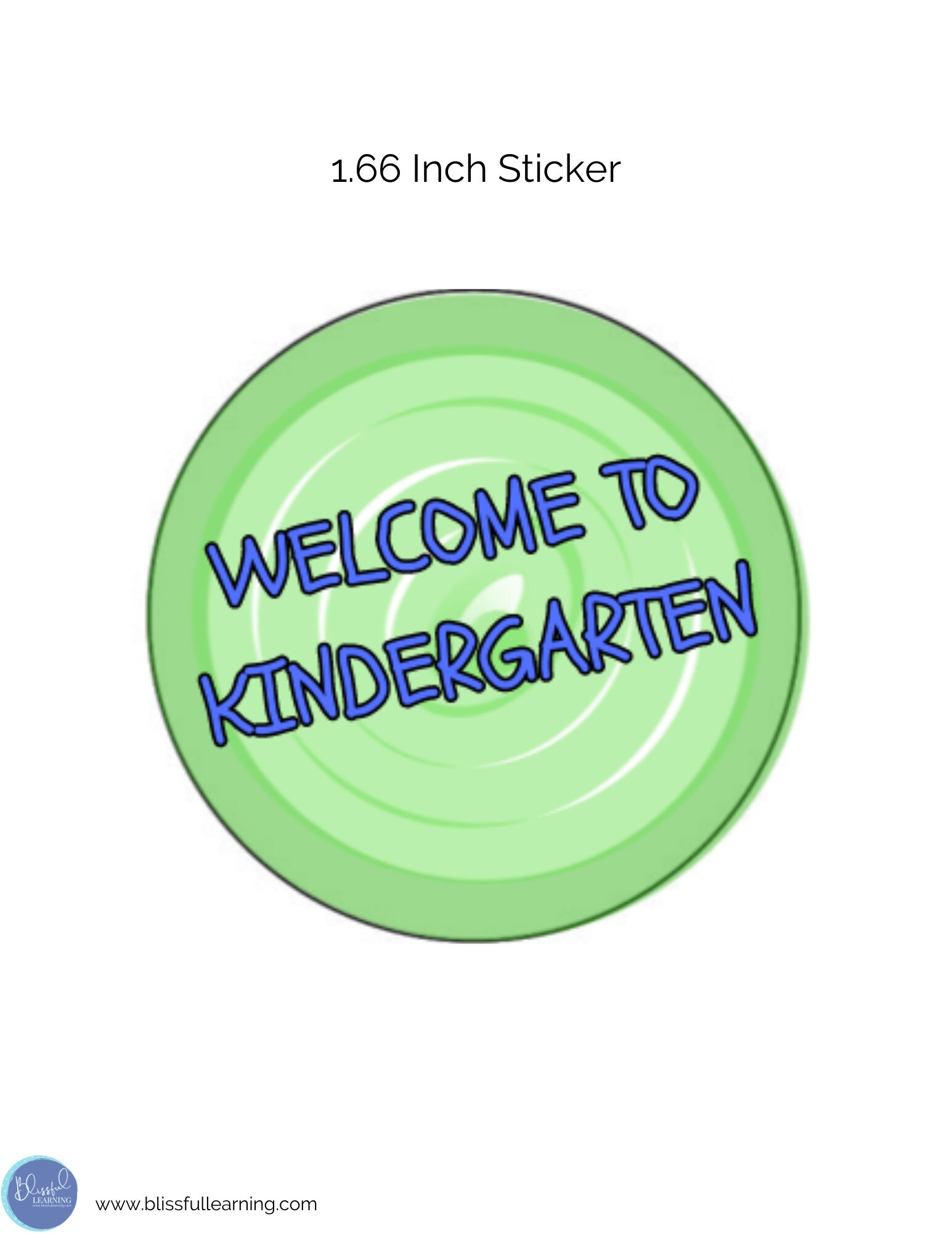 Welcome to Kindergarten Printable Stickers, 1st Day of School Sticker ...