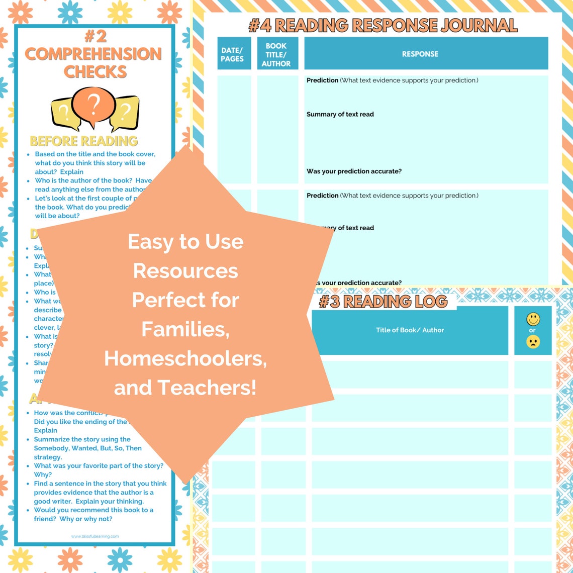 Printable Reading Toolkit, Story Elements, Reading Resources, Bookmarks ...