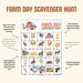 Farm Day Scavenger Hunt for Kids Printable, Farm Visit Game for ...