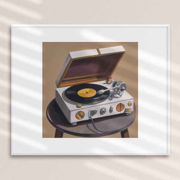 Record Player Art - Etsy