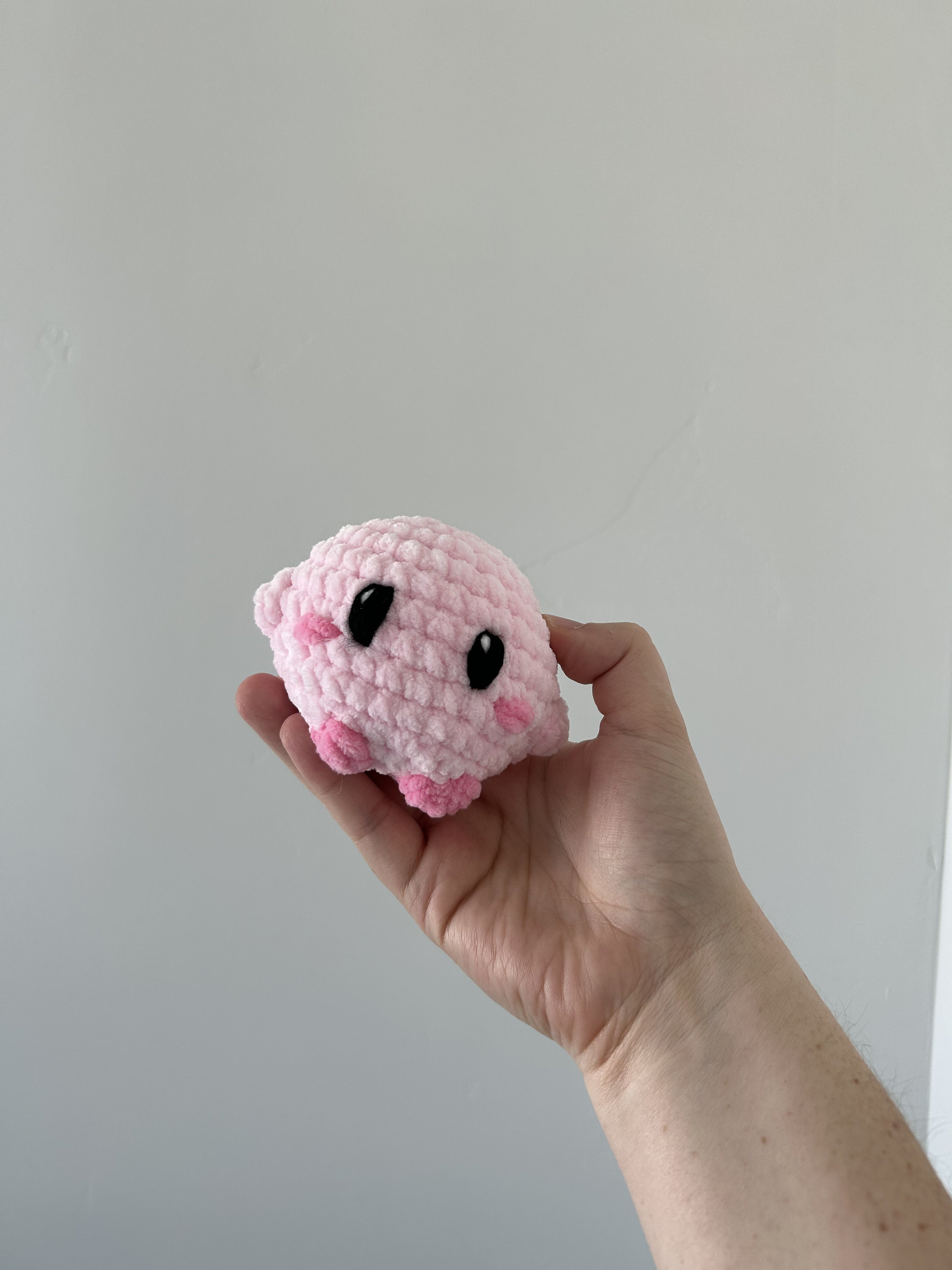 Mini Kirby Plush Pink Crochet Buddy - Etsy