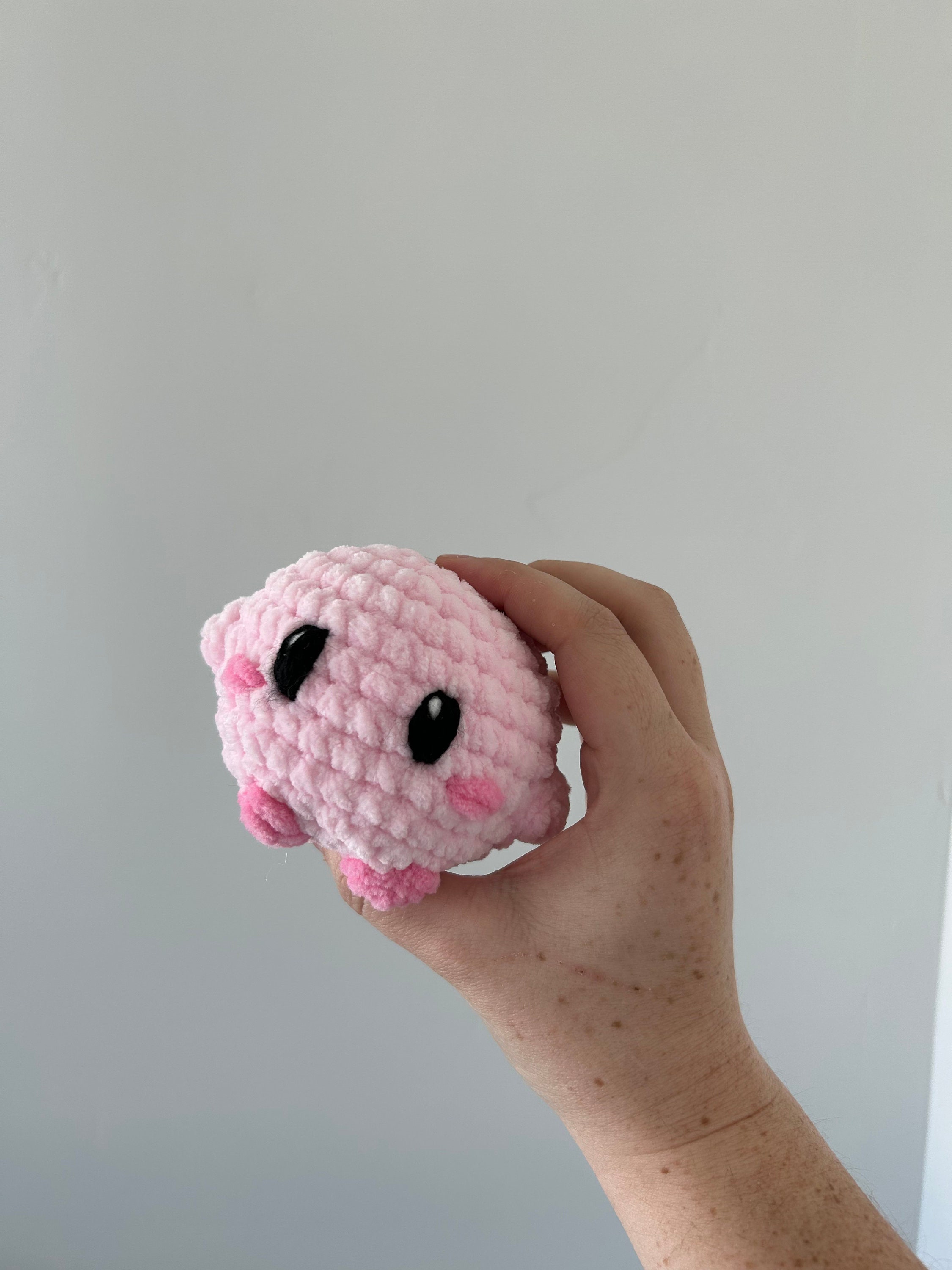 Mini Kirby Plush Pink Crochet Buddy - Etsy