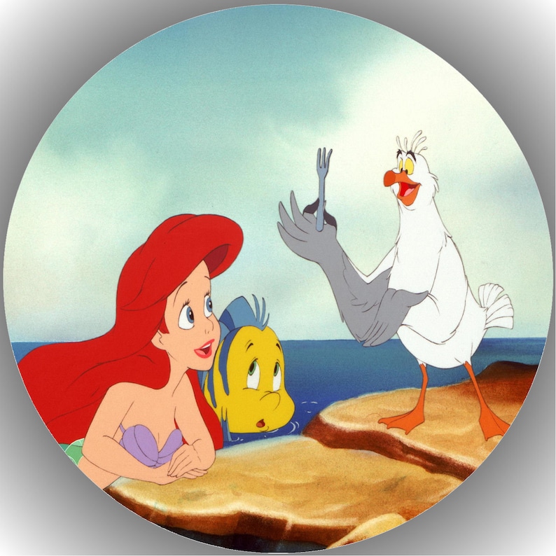 Fondant Tortenaufleger Tortenbild Arielle die Meerjungfrau Nr. 7 - Etsy.de