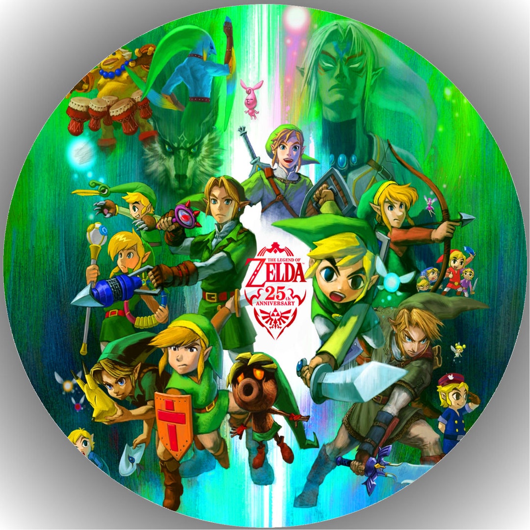 Fondant Cake Topper Cake Image the Legend of Zelda No. 10 - Etsy