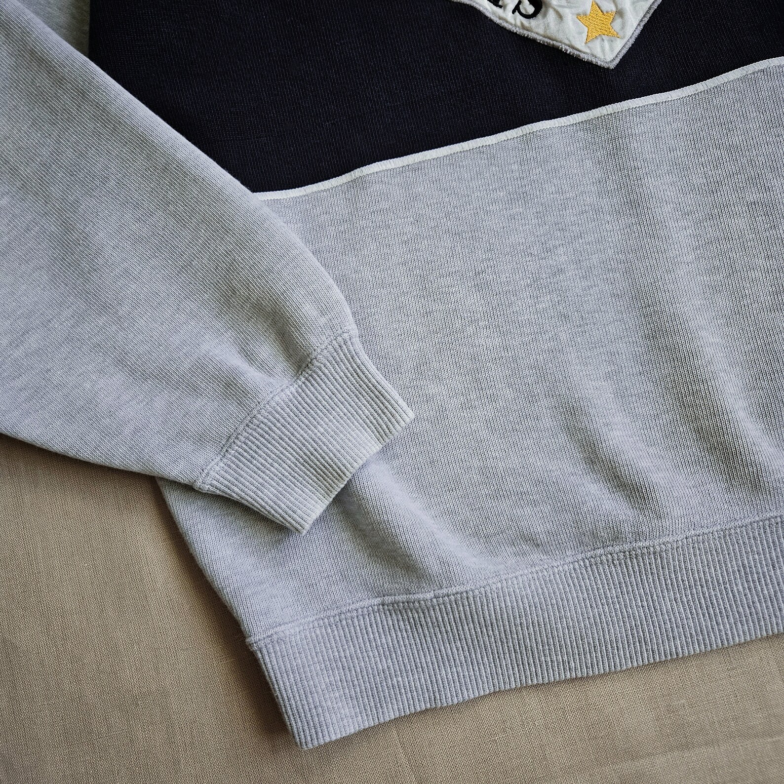 90s Vintage Louis Feraud Cotton Grey Crewneck Sweatshirt Women, Big ...