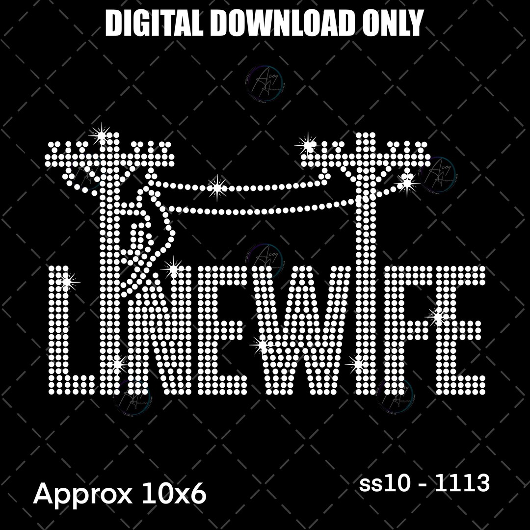 Linewife Rhinestone Template | SS10 Bling SVG | Lineman Wife Shirt ...
