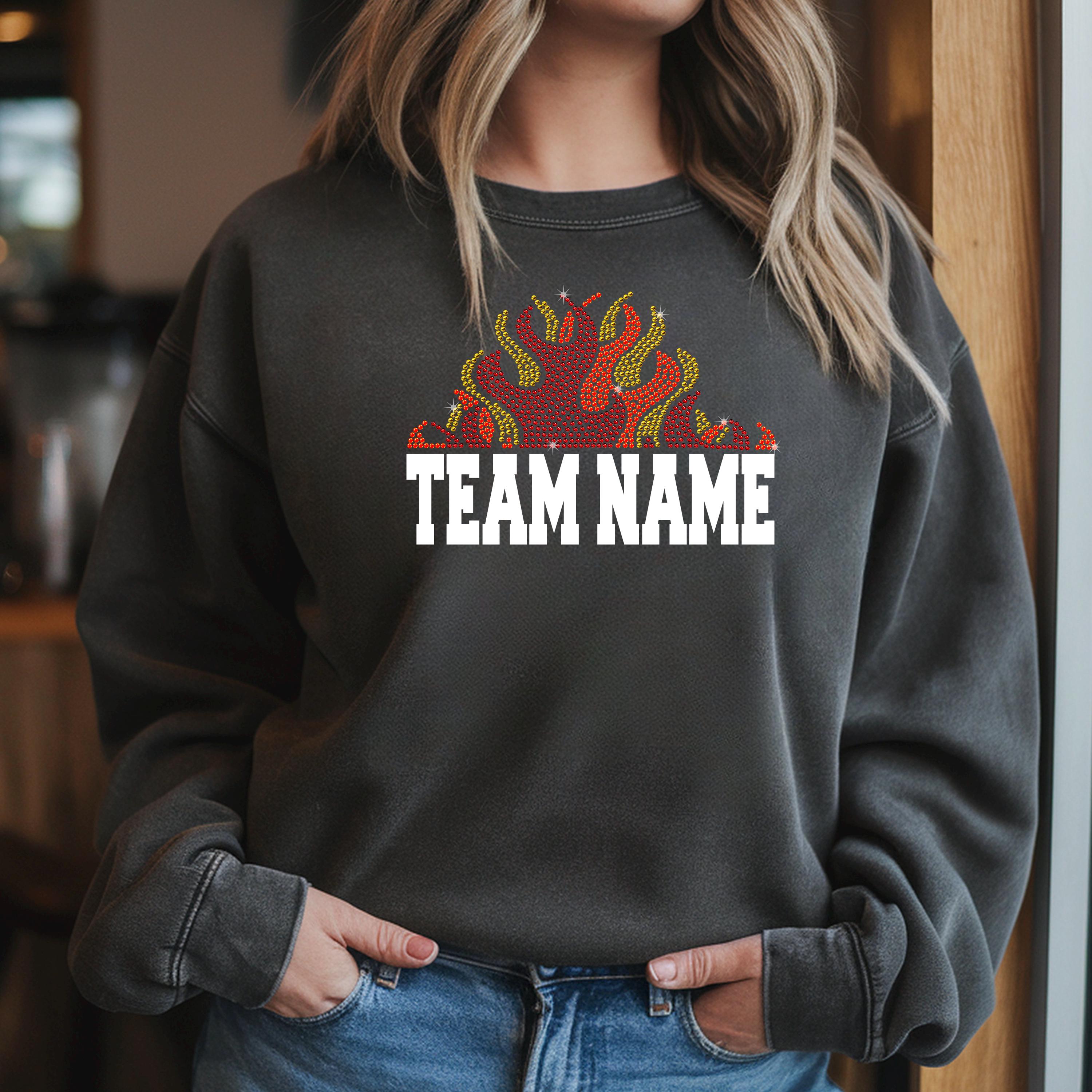 Flames Rhinestone Template • Flames SVG PNG SSV3 • Rhinestone Fire ...