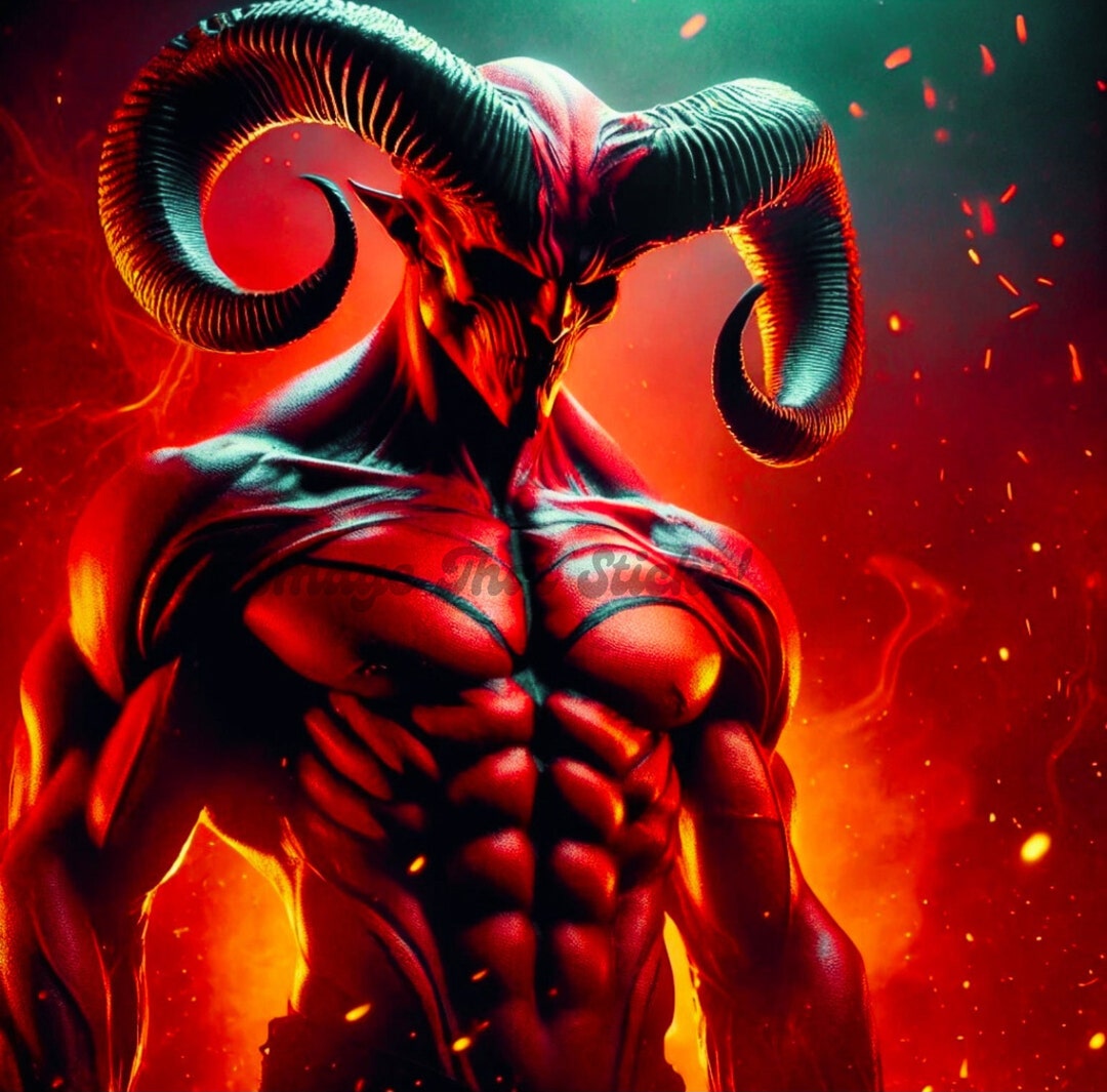 Devil Art PNG, Halloween PNG, Digital Download - Etsy