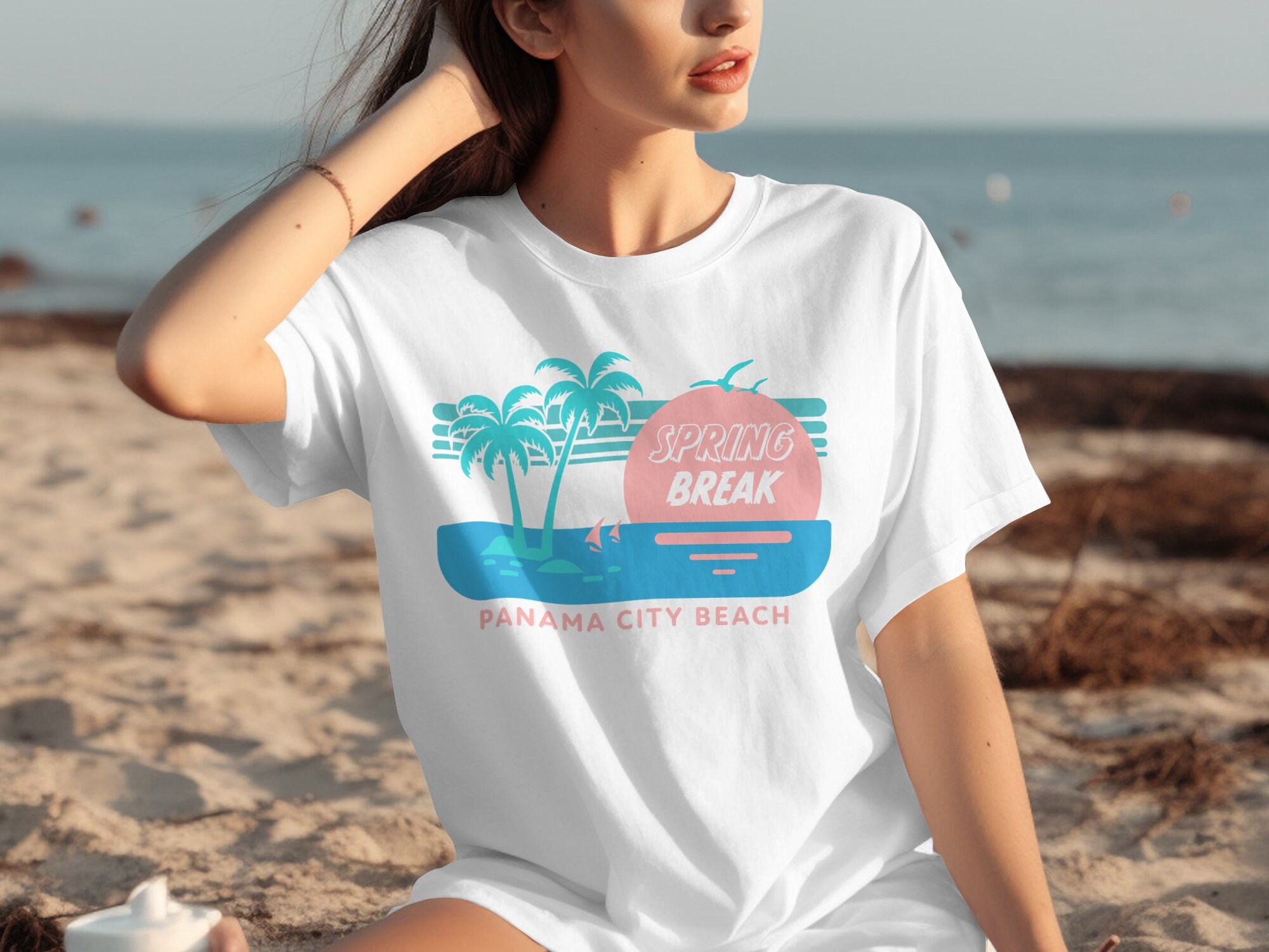Tropical Spring Break Panama City Beach T-shirt, Unisex Vacation Tee ...