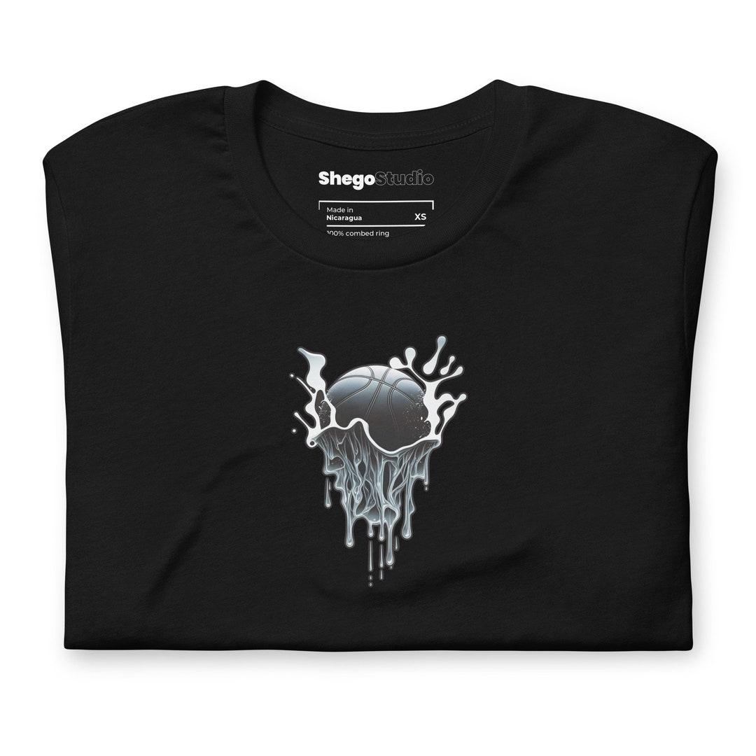 Unisex Basketball Drip T-shirt NBA Team Colors for Lakers, Bulls ...