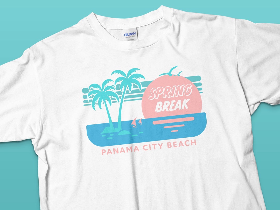 Tropical Spring Break Panama City Beach T-shirt, Unisex Vacation Tee ...