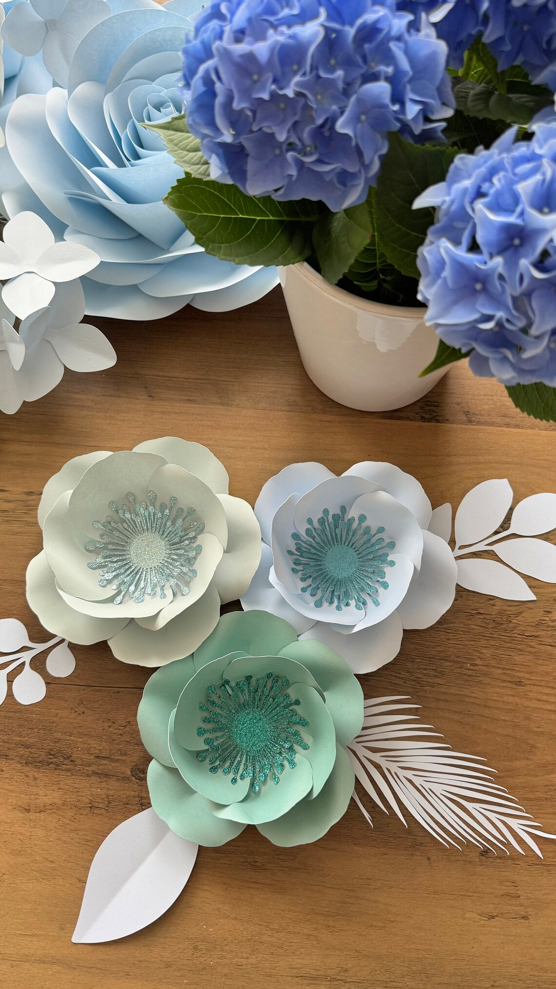 Paperflower Template, Small Flowers for DIY Projects,svg Cut File ...