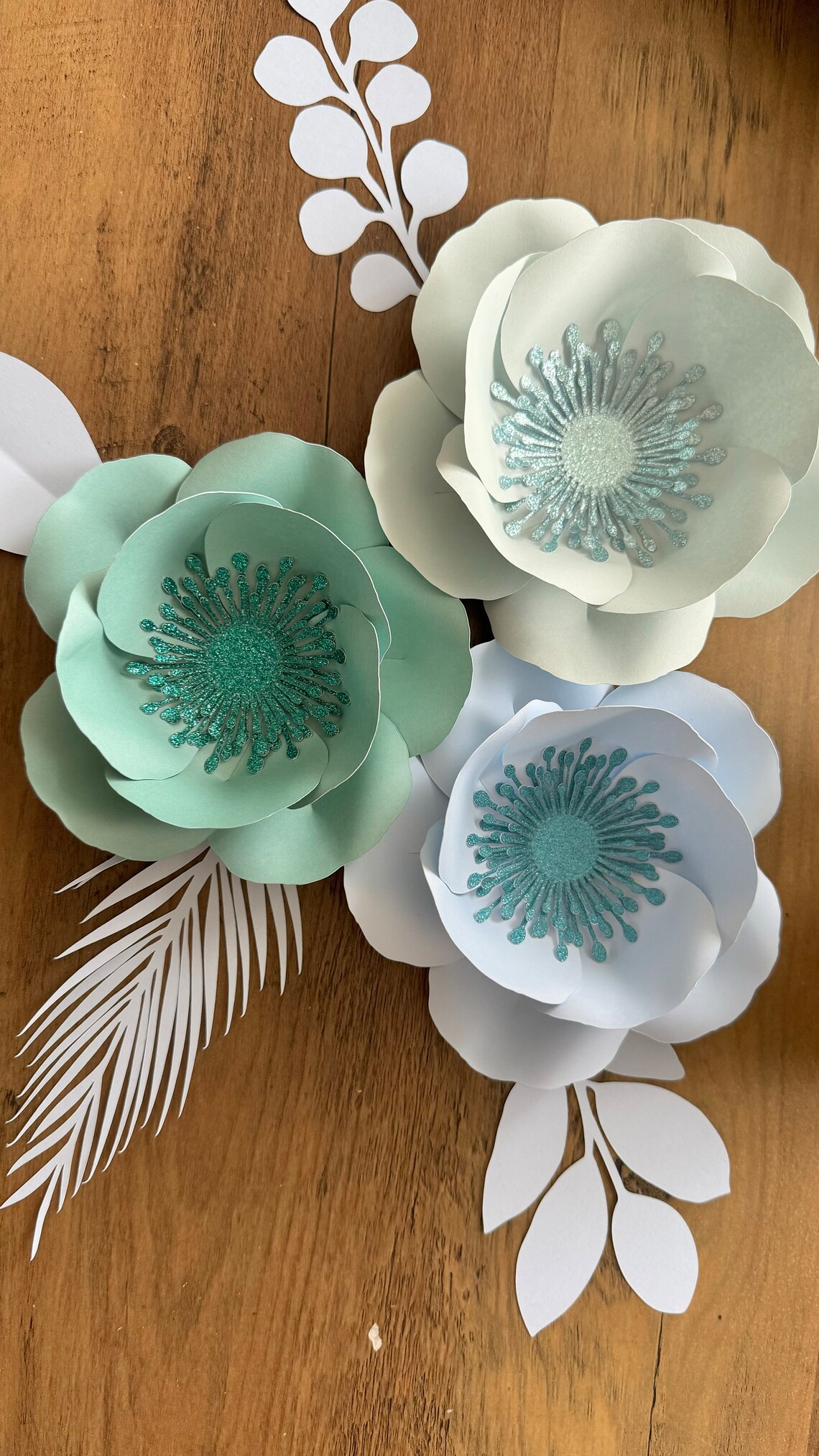 Paperflower Template, Small Flowers for DIY Projects,svg Cut File ...