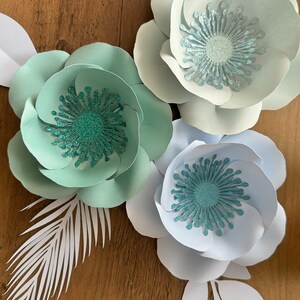Paperflower Template, Small Flowers for DIY Projects,svg Cut File ...