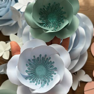 Paperflower Template, Small Flowers for DIY Projects,svg Cut File ...