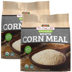 Organic White Cornmeal, 48 Oz. Bag (2-pack) - Etsy