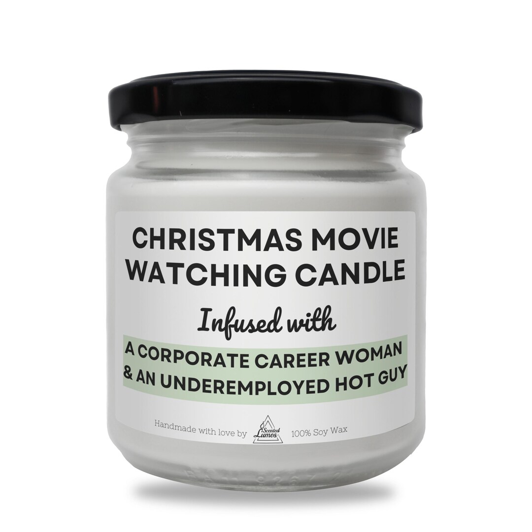 Christmas Movie Watching Candle Scented Soy Candle, Best Christmas Gift ...