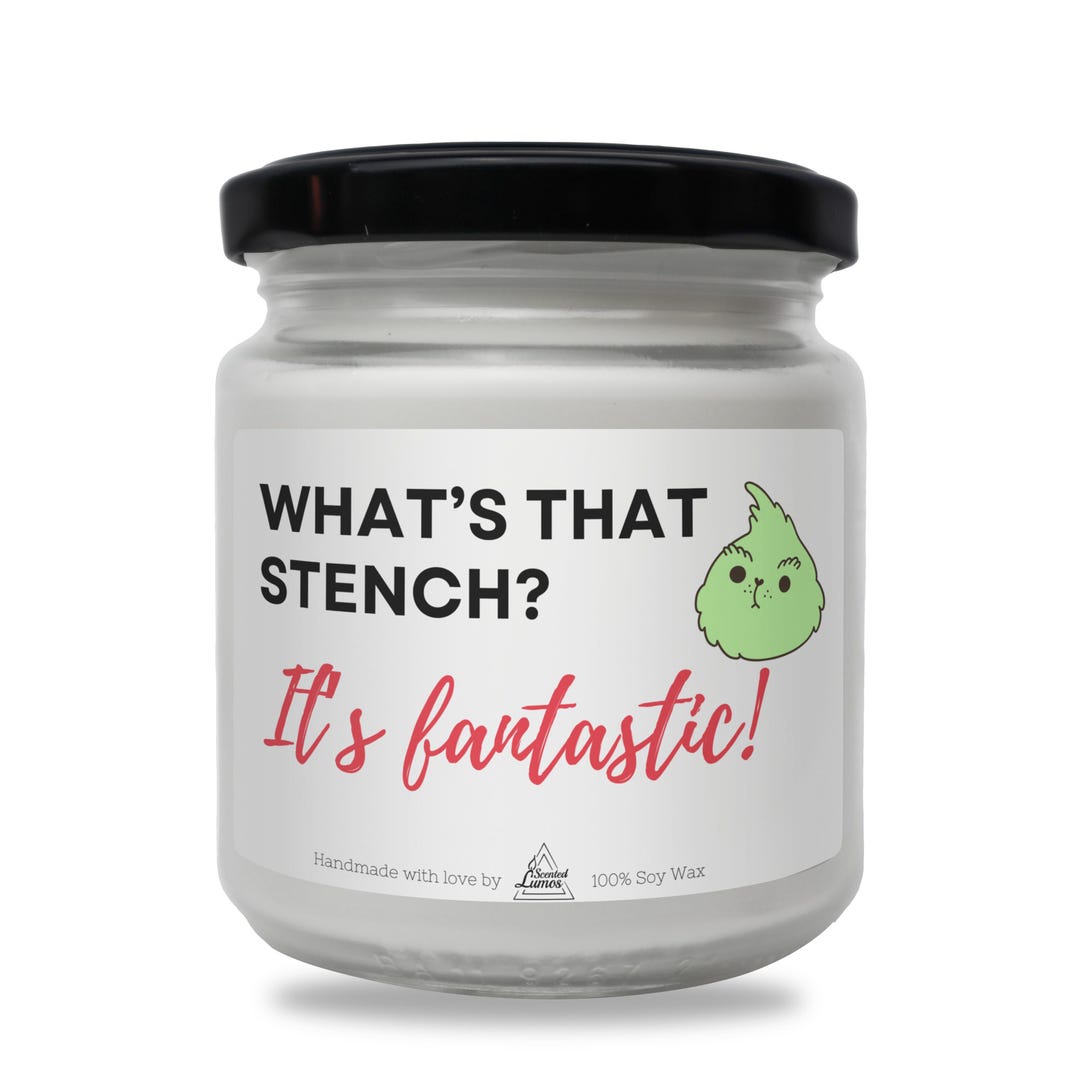 Whats That Stench Scented Soy Candle, Funny Grinch Gift, Funny ...