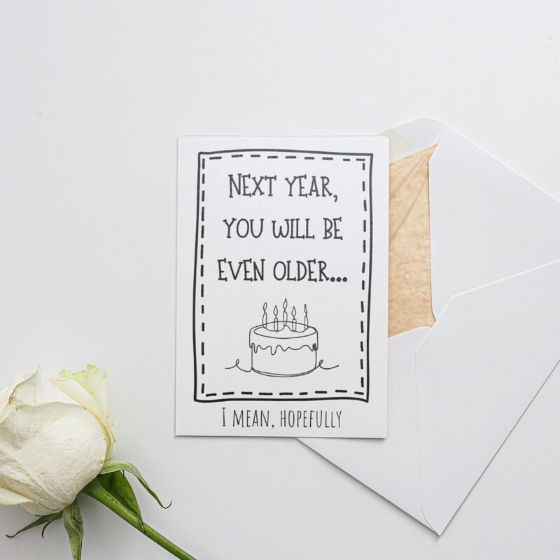 Old Age Card - Etsy