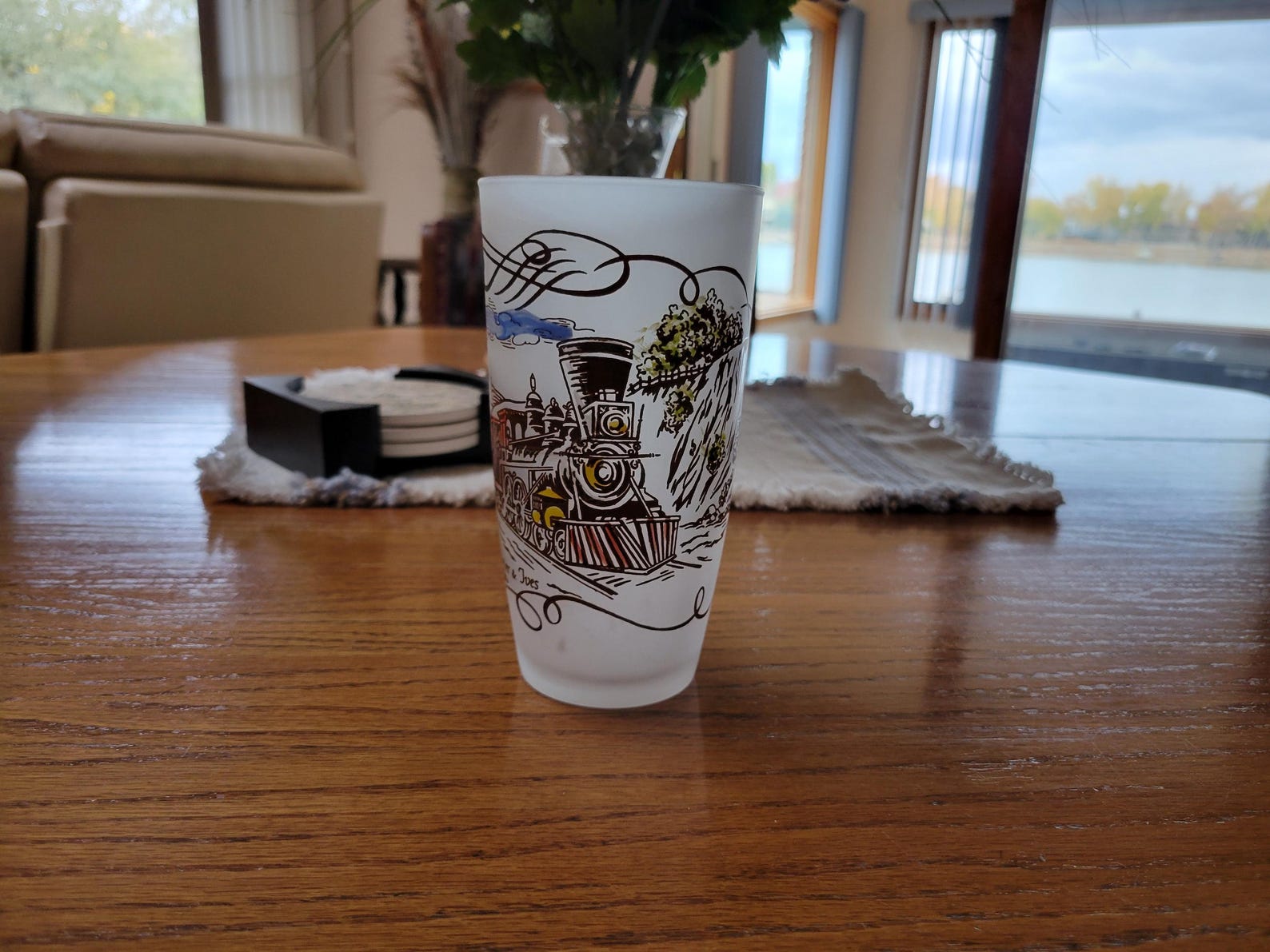 Vintage Currier & Ives Blue Dinnerware by Royal China Company. Frosted ...