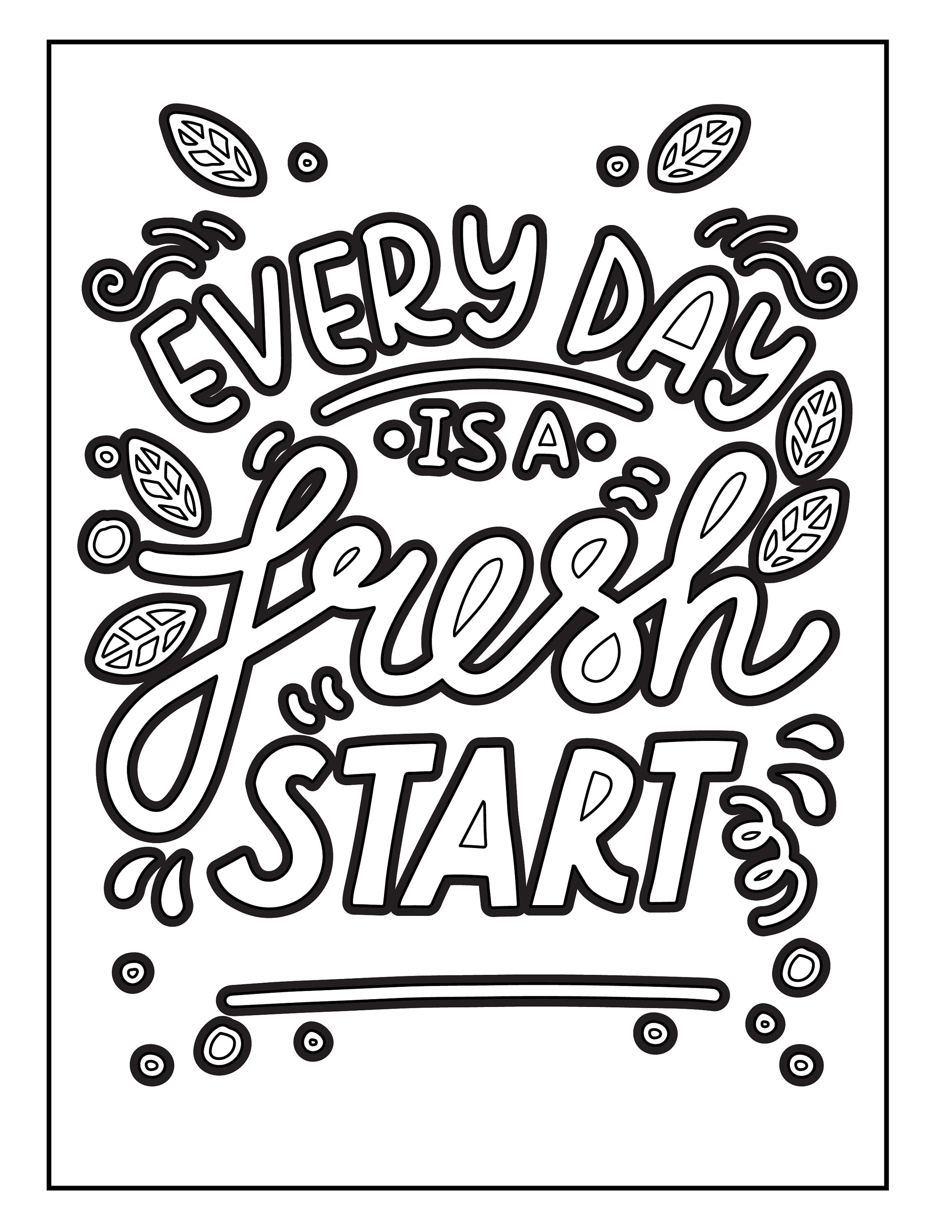 MOTIVATION COLORING PAGES - Instant Download - 23 Pages - Recovery ...