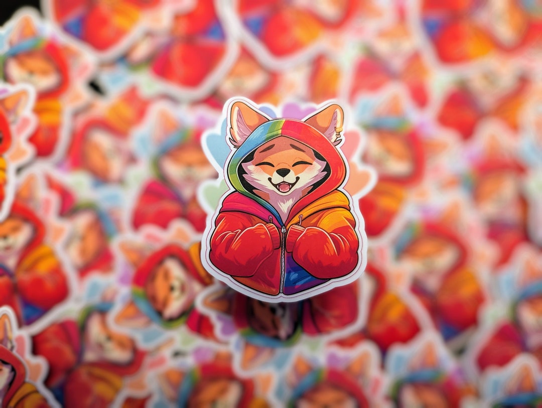 Furry Pride LGBTQ Inner Love Sticker Durable Matte Vinyl Sticker Furry ...