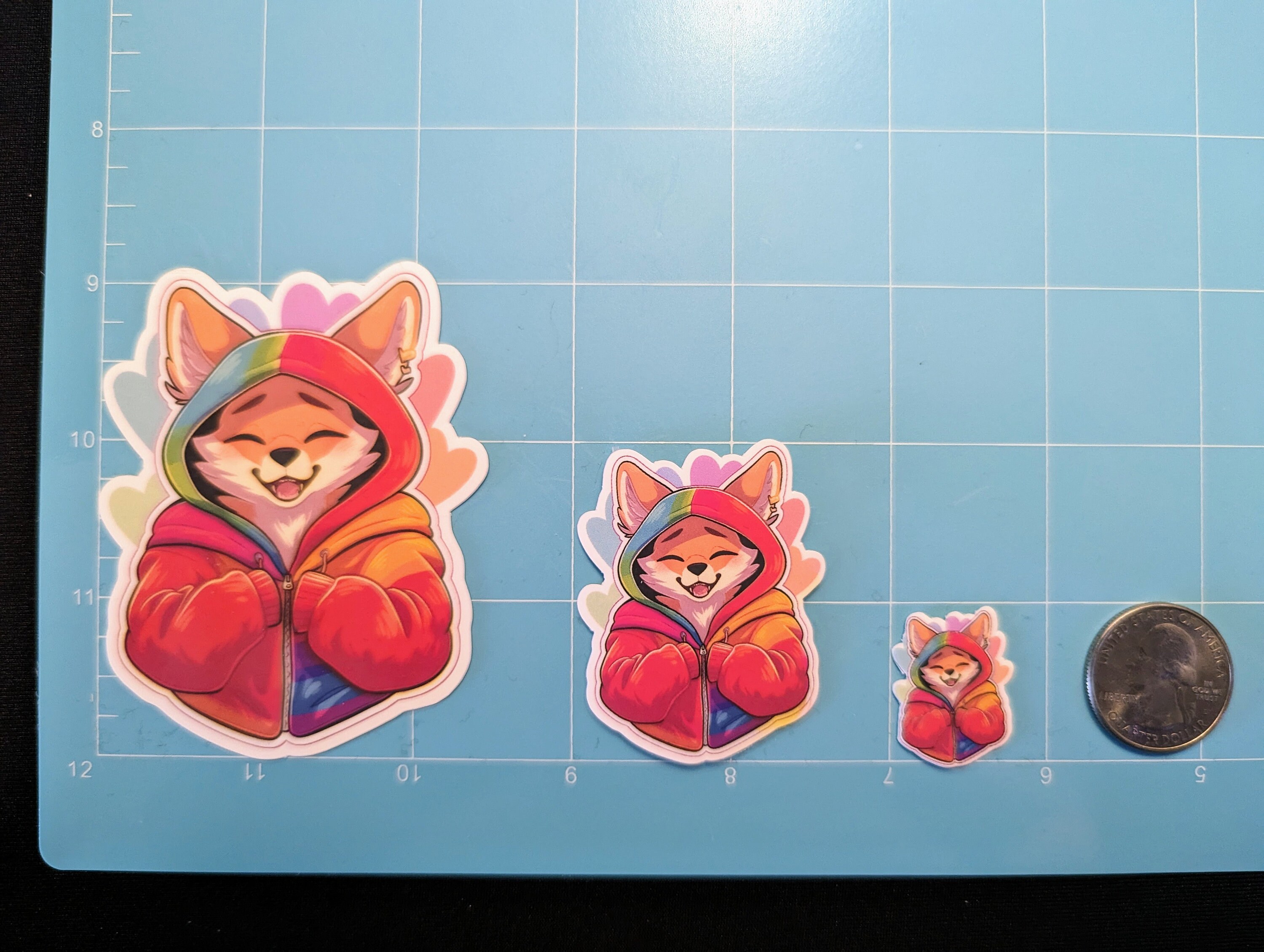 Furry Pride LGBTQ Inner Love Sticker Durable Matte Vinyl Sticker Furry ...