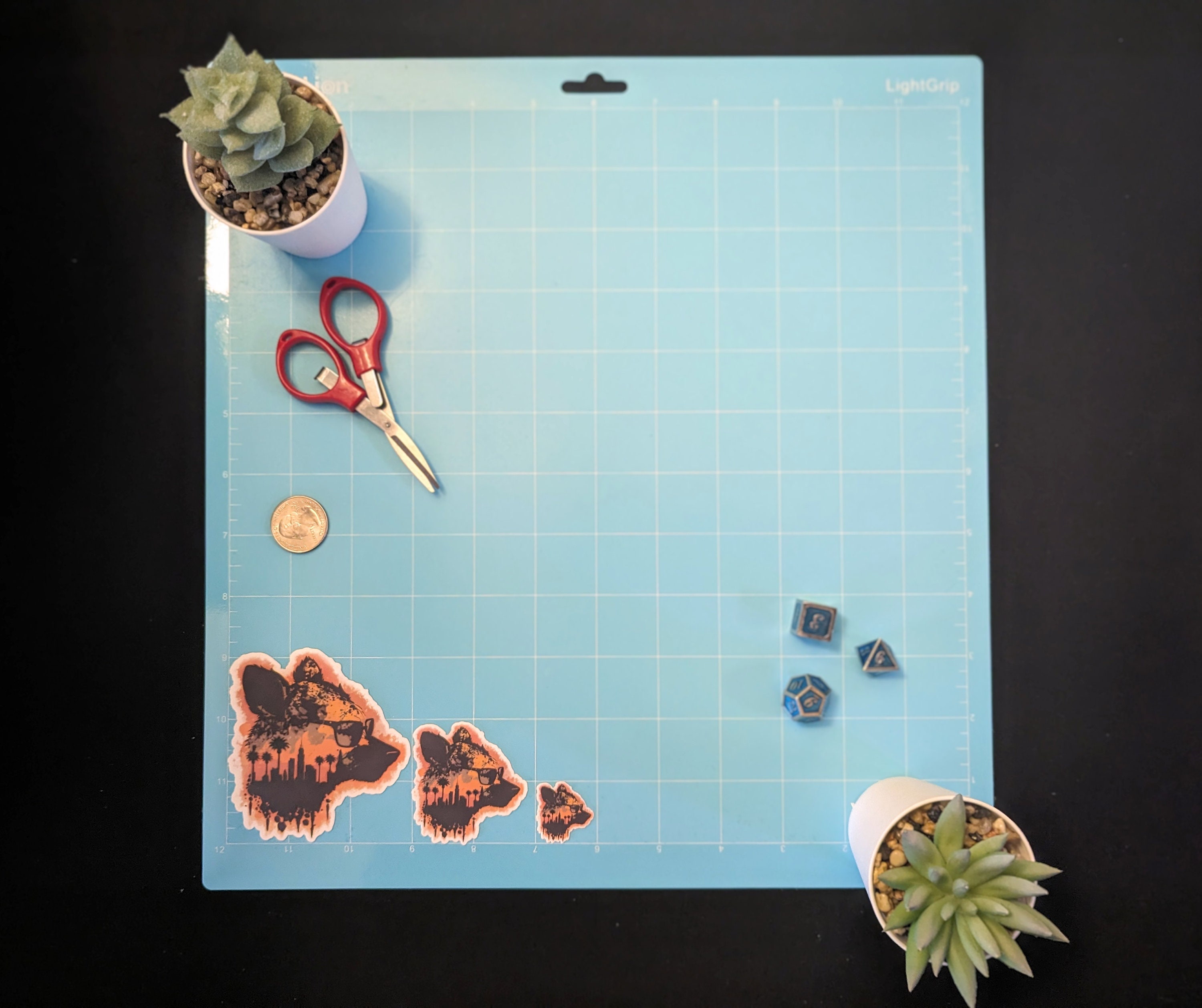 Hyena Sticker hyena City Durable Matte Vinyl Sticker Furry Sticker UV ...