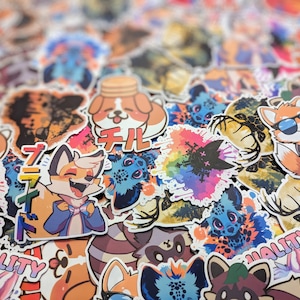 Furry Pride LGBTQ Sticker Durable Matte Vinyl Sticker Furry Sticker uv ...
