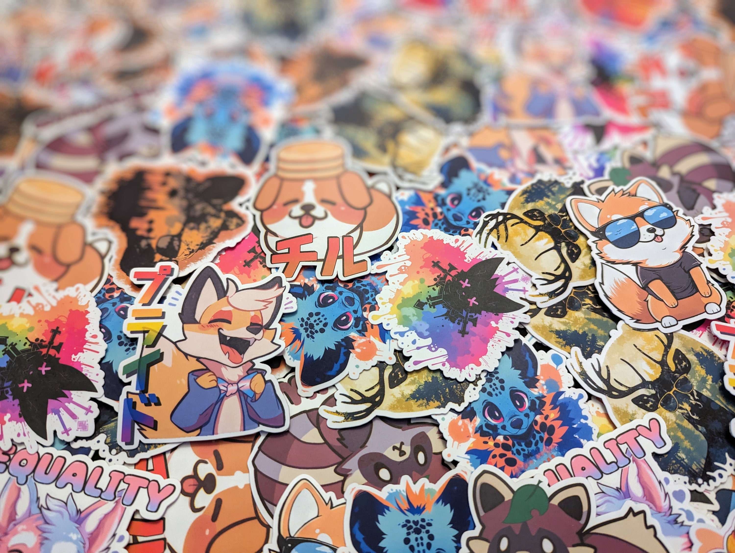 Furry Pride LGBTQ Inner Love Sticker Durable Matte Vinyl Sticker Furry ...