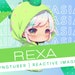 Pngtuber | Reactive Image | Anime Dino Chibi Girl Rexa Stream 2 Files ...
