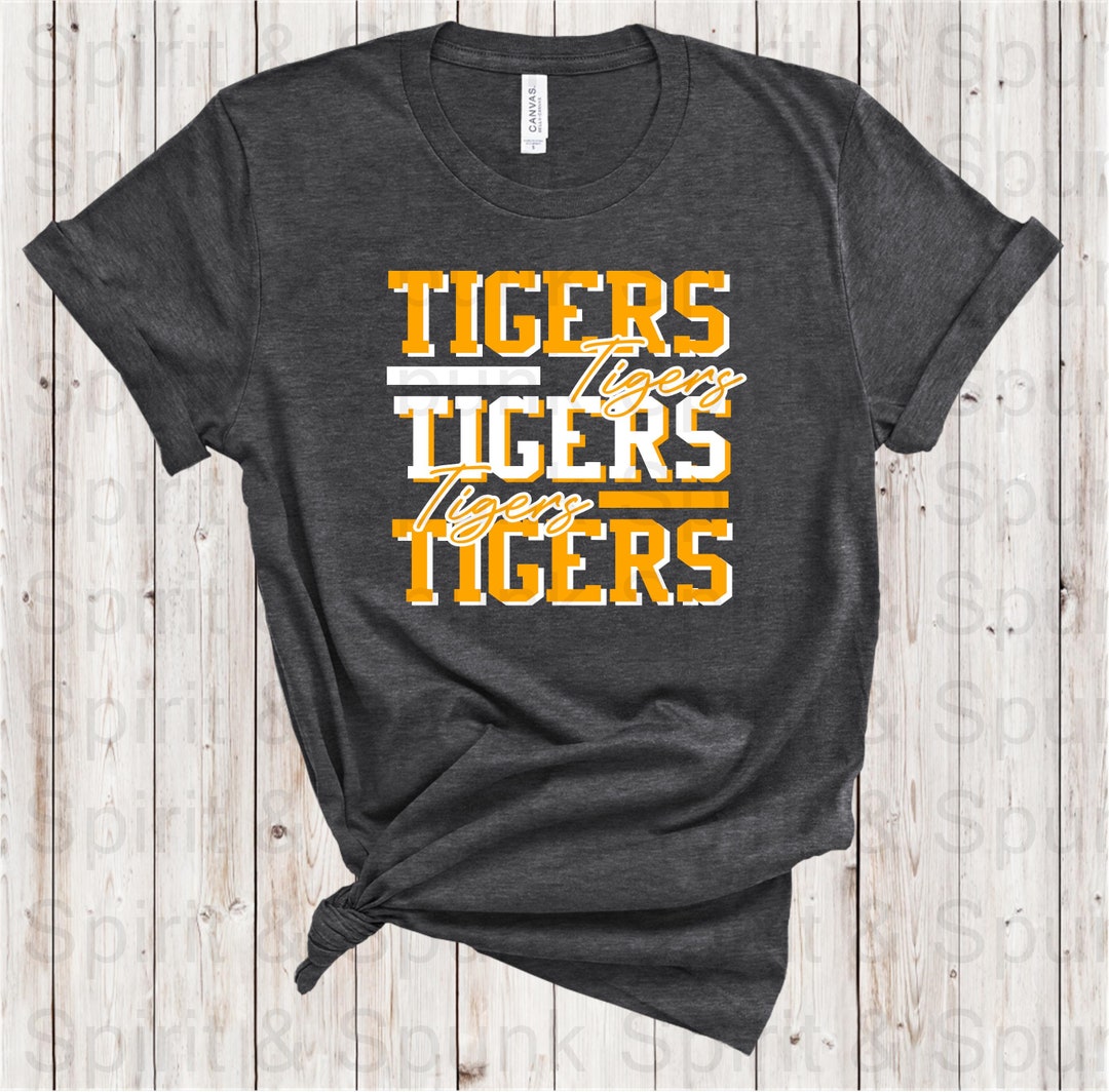 Tigers Words Png | Sublimation, Screen Print, DTF, DTG File | Instant ...