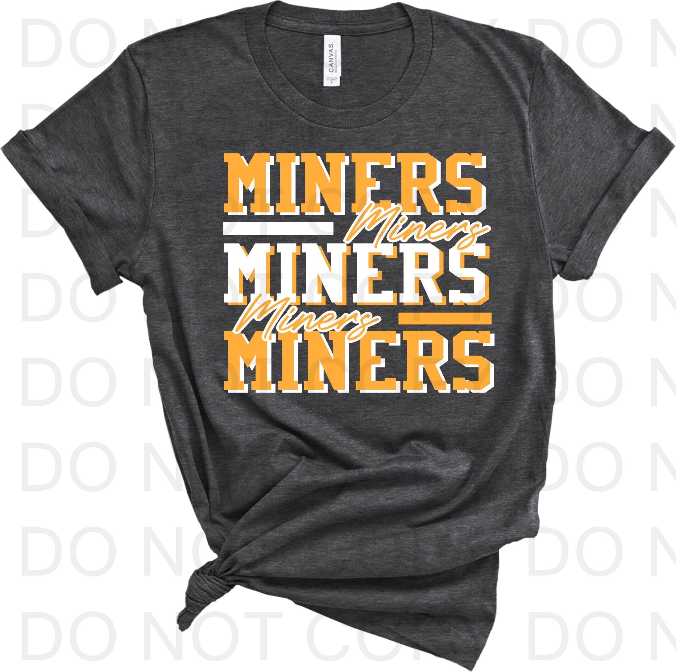 Miners Words Png Sublimation, Screen Print, DTF, DTG File Instant ...