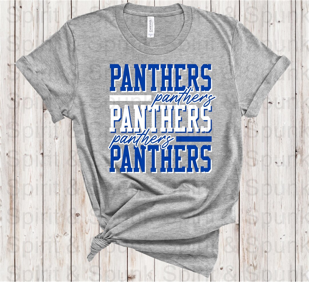 Panthers Words Png Sublimation, Screen Print, DTF, DTG File Instant ...