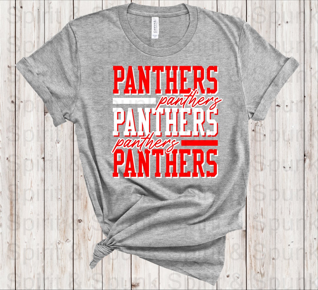 Panthers Words Png | Sublimation, Screen Print, DTF, DTG File | Instant ...