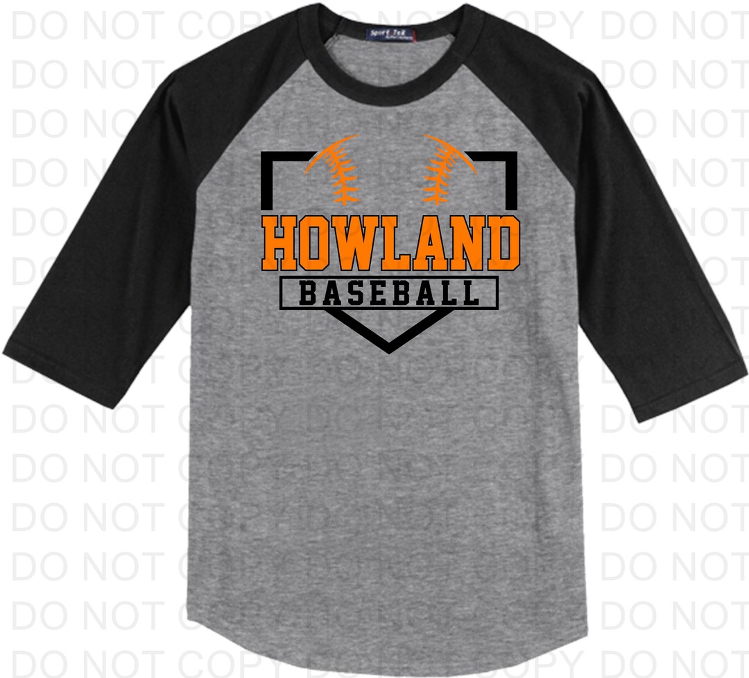 Howland Baseball Custom PNG Sublimation, Screen Print, DTF, DTG File ...
