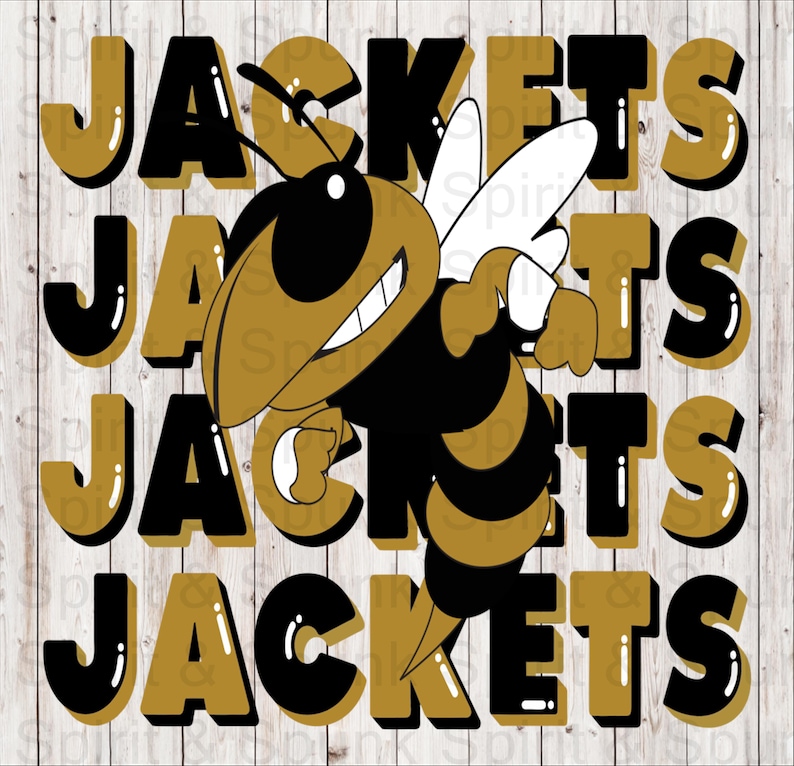 Jackets Retro Antique Gold & Black PNG | Sublimation, Screen Print, DTF ...