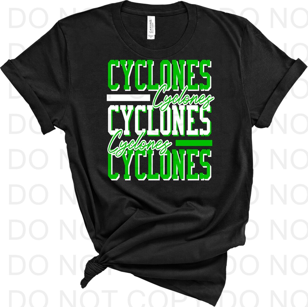 Cyclones Words PNG Sublimation, Screen Print, DTF, DTG File Instant ...