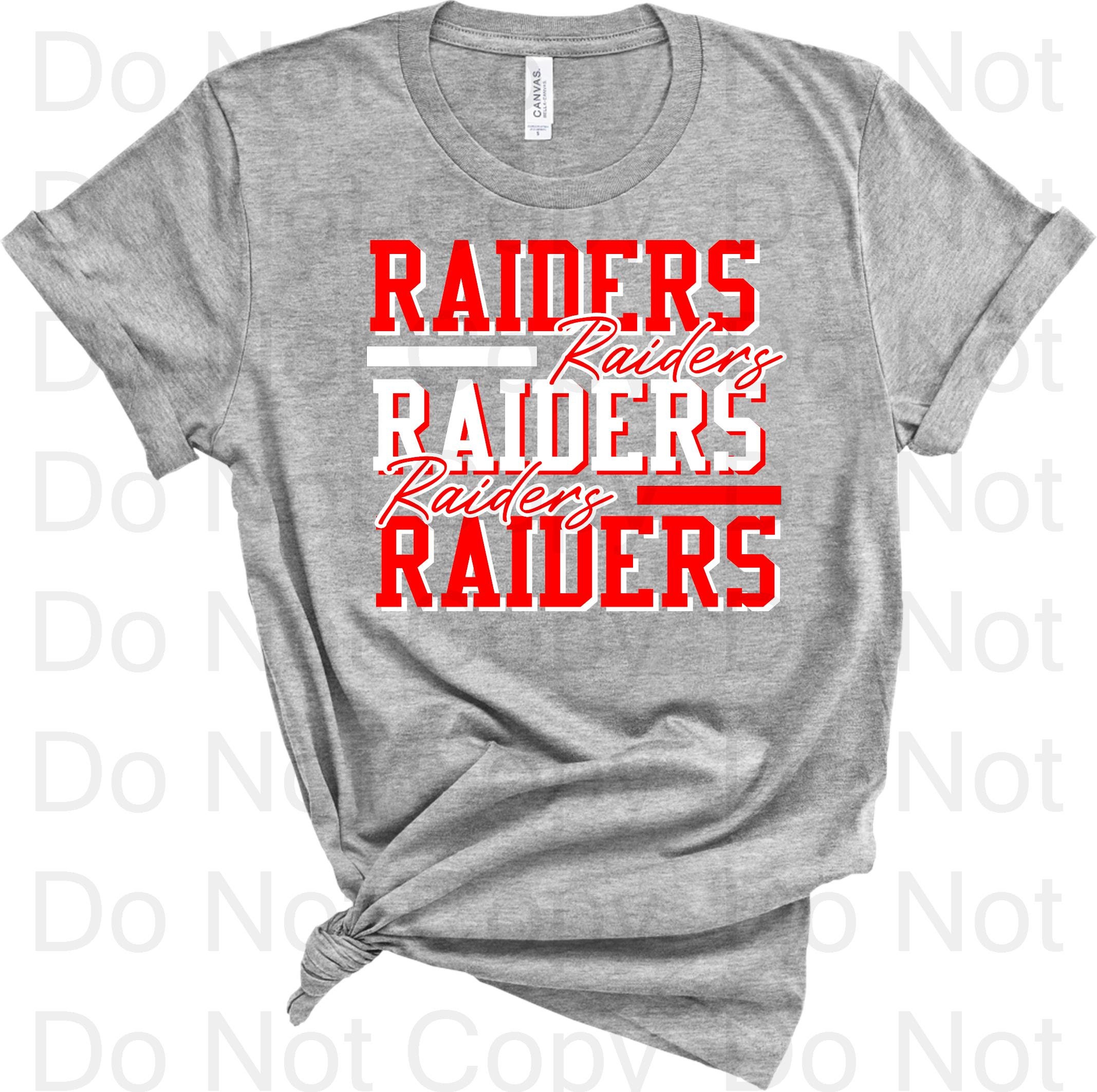 Raiders Words Png | Sublimation, Screen Print, DTF, DTG File | Instant ...