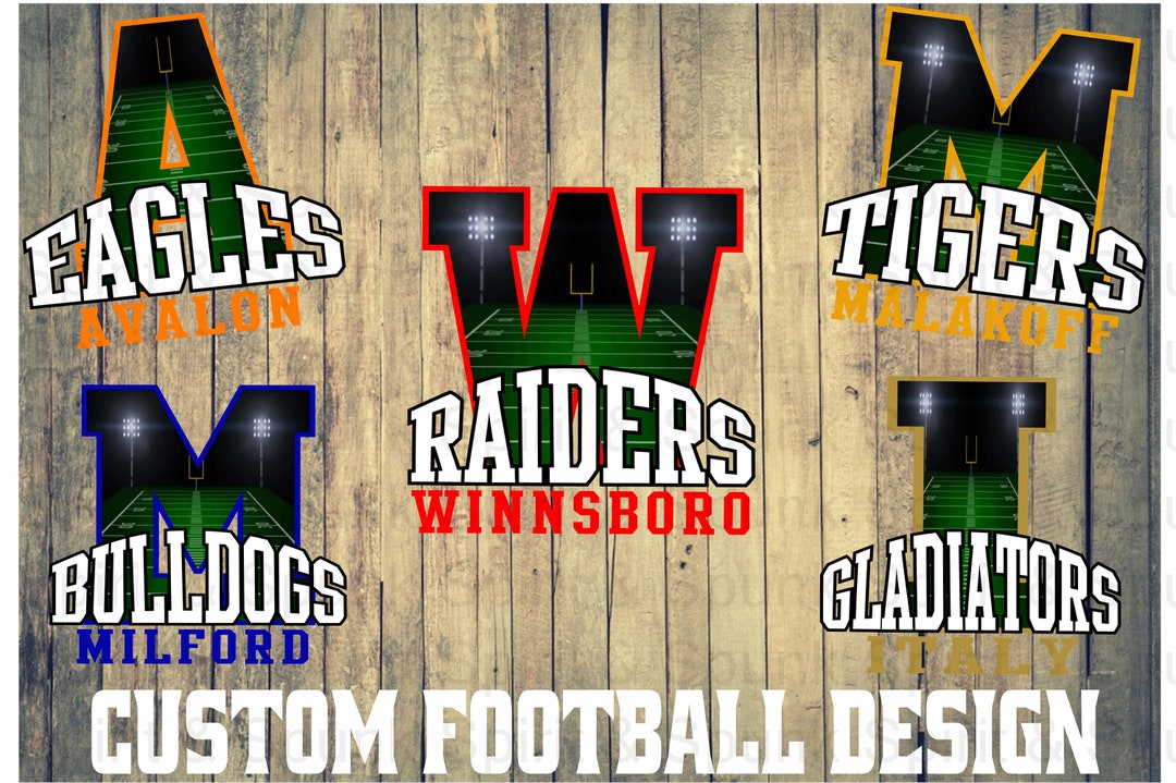 Mascot Football Custom PNG | Sublimation, Screen Print, DTF, DTG File ...