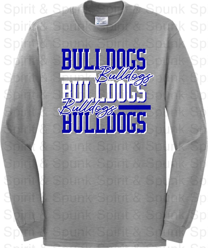 Bulldog Words Png | Sublimation, Screen Print, DTF, DTG File | Instant ...