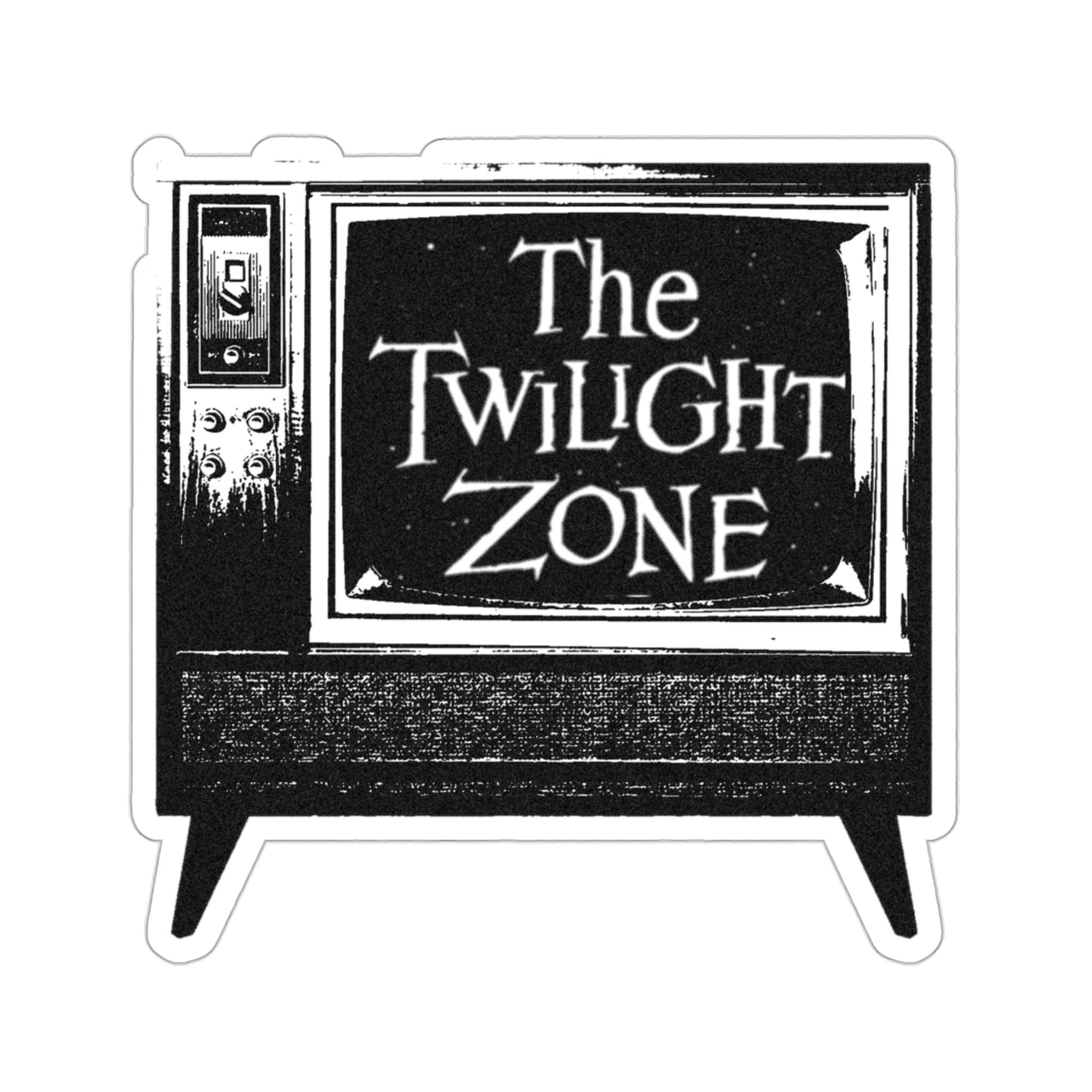 Twilight Zone Sticker Black and White Sticker Horror - Etsy