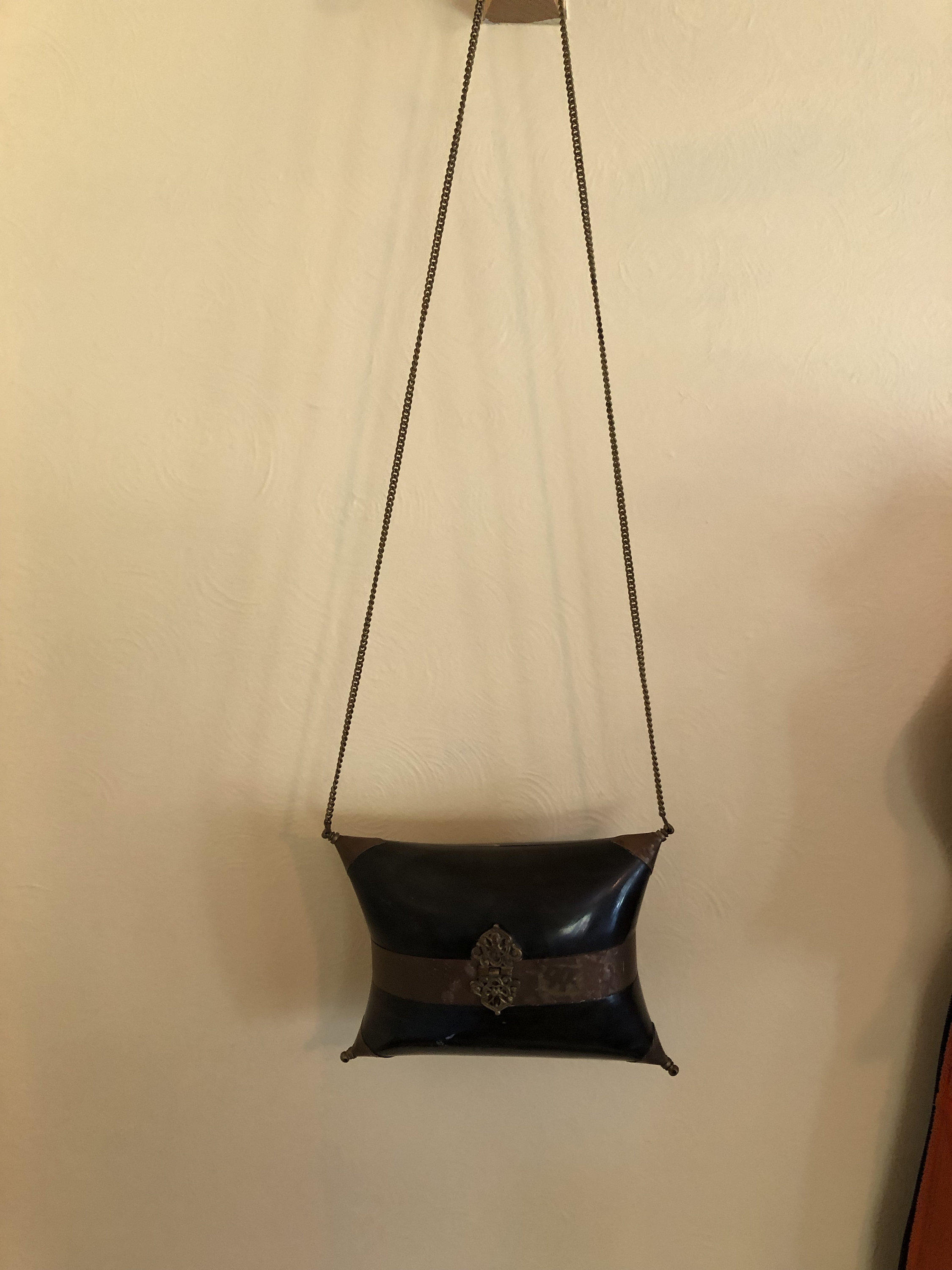 Vintage Horn and Brass Purse Bag - Etsy