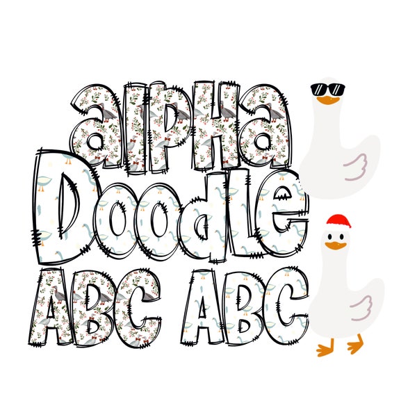 Silly Goose Alphabet - Etsy
