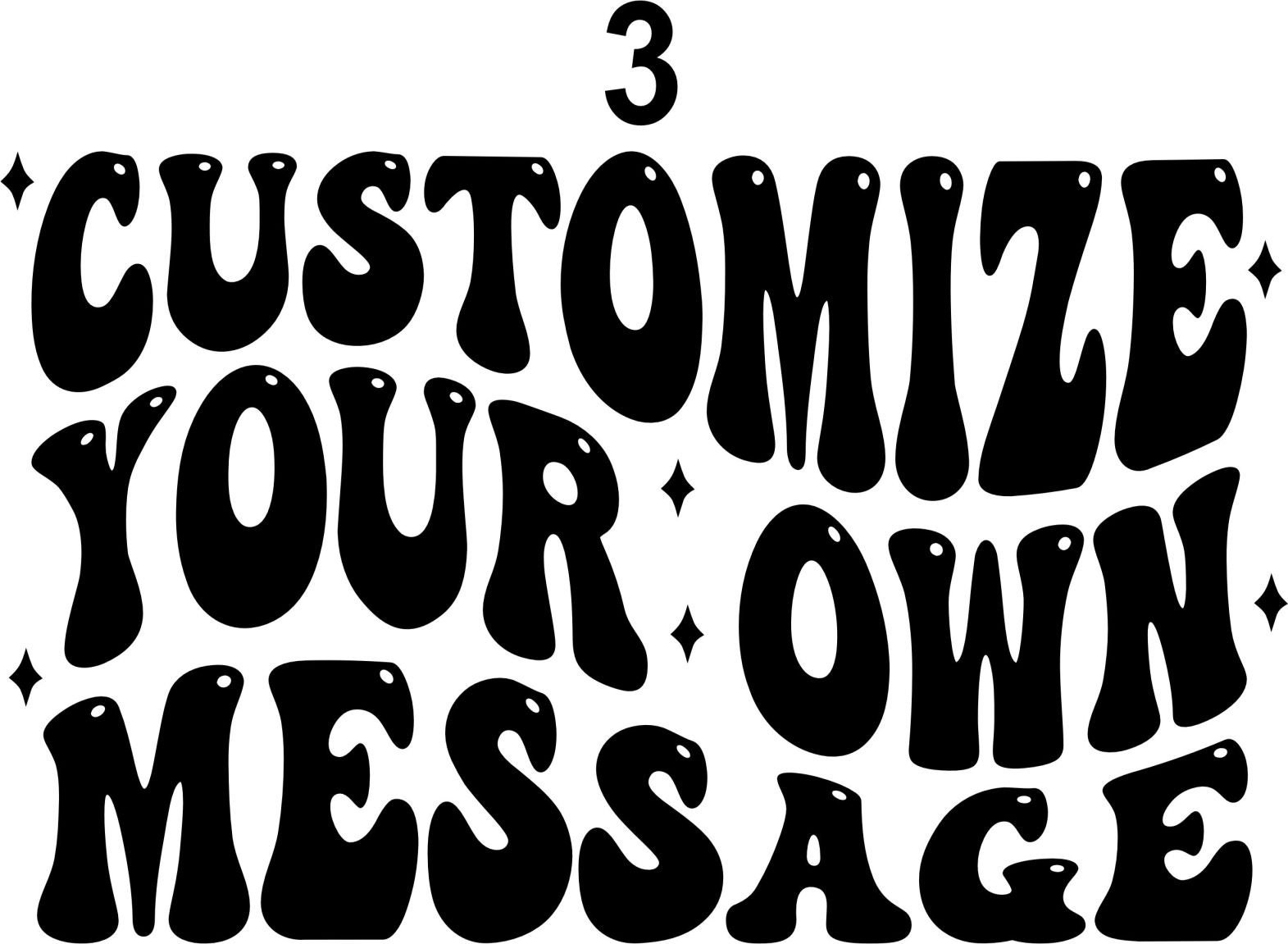 Personalized Svg Custom Wavy Text Svg Wavy Text Retro - Etsy