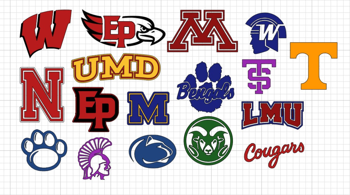College Football Team Names And Logos