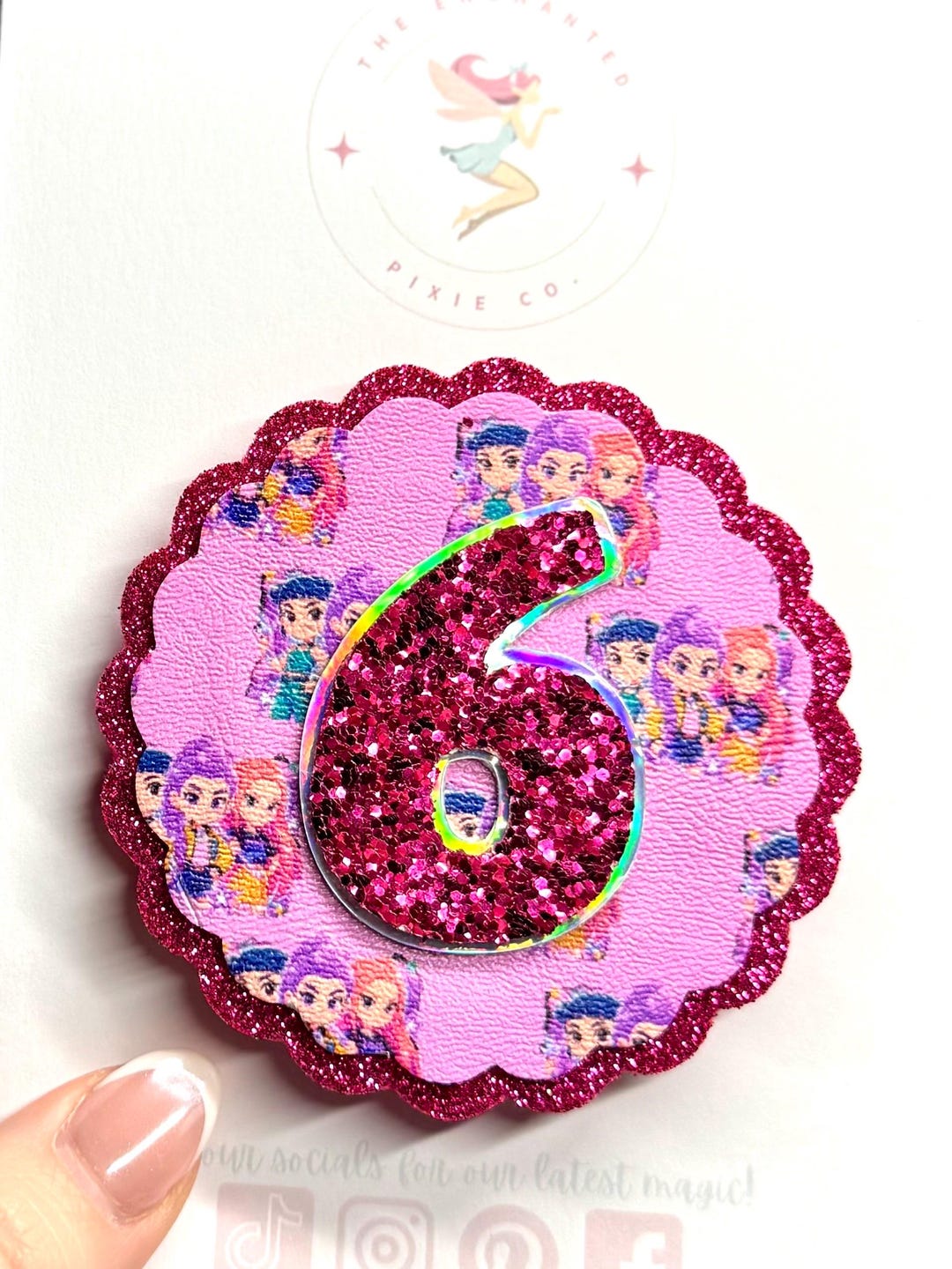 K-pop Demon Hunters Inspired Hot Pink Birthday Badge – Huntrix - Etsy UK