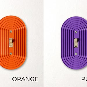 Elegant Round Light Switch Cover Plate - Etsy