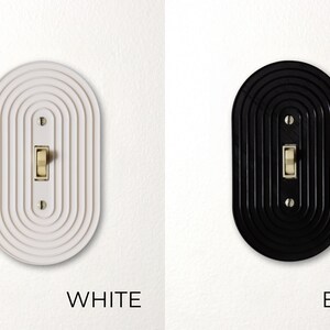 Elegant Round Light Switch Cover Plate - Etsy